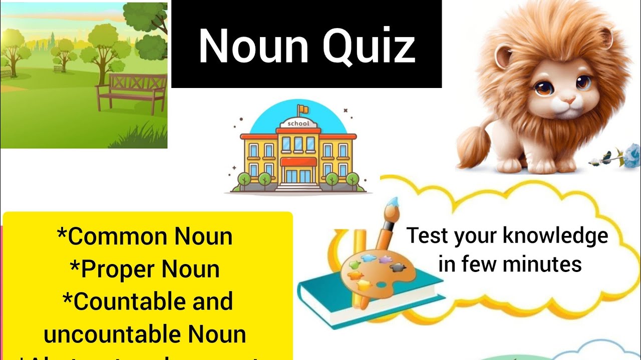 Noun quiz|all types of nouns| by Saira Mubeen - YouTube