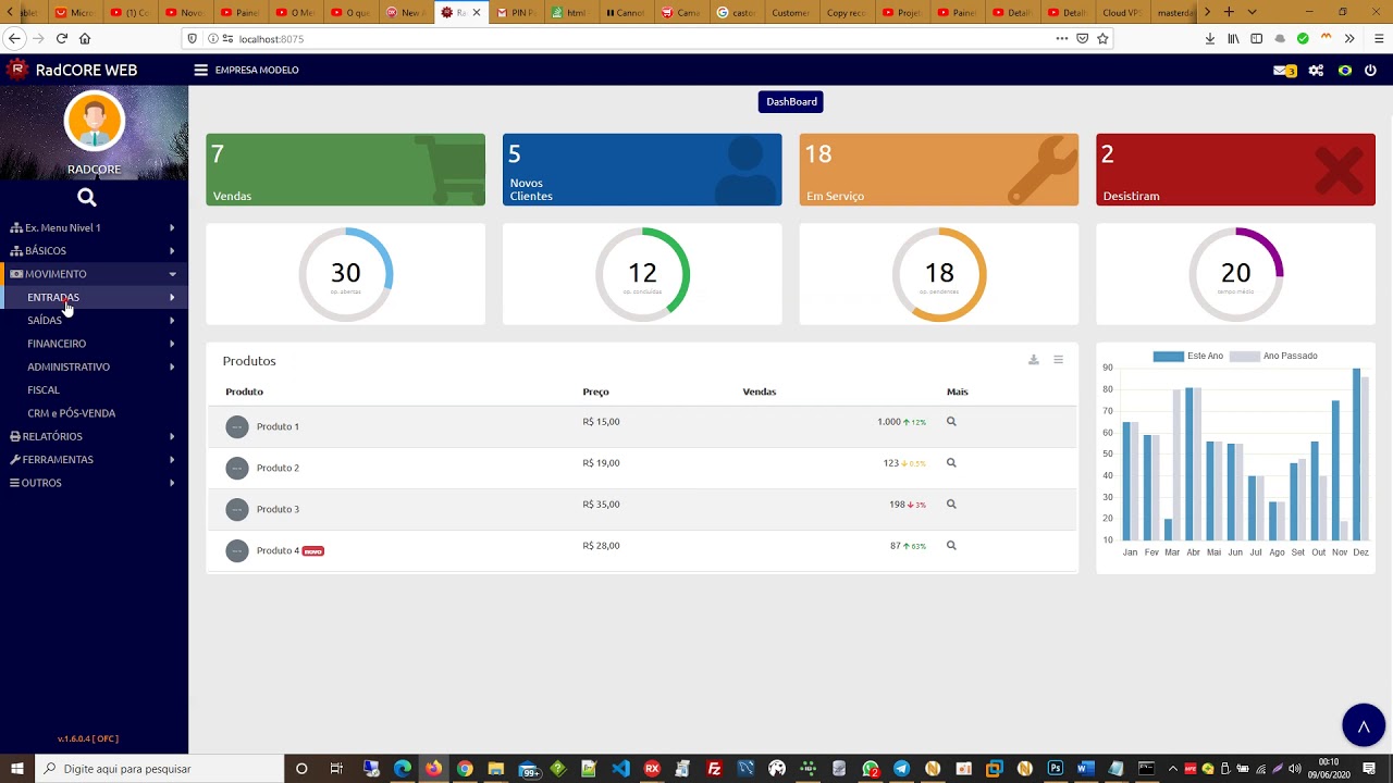 RadCORE WEB - LookUP SEM CODIFICAR - YouTube