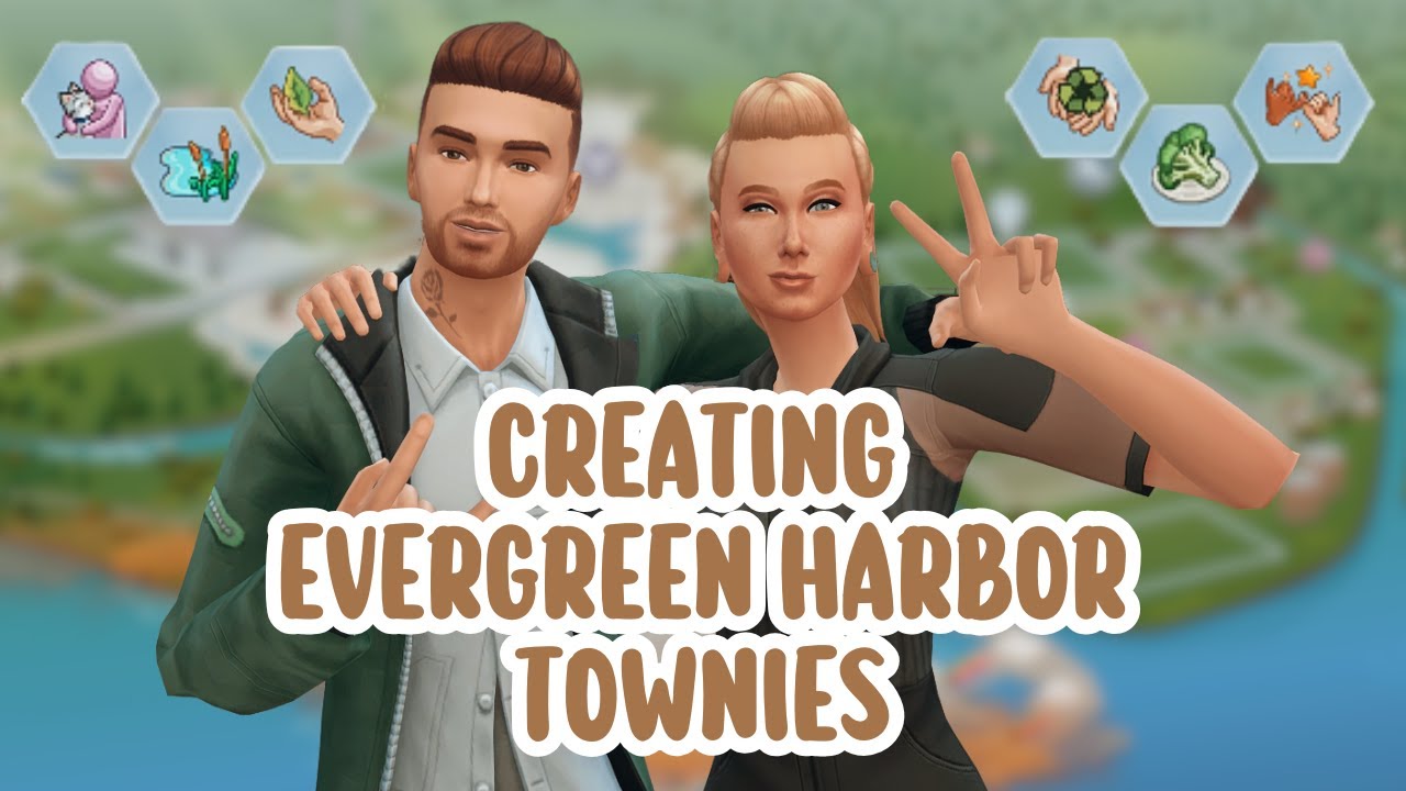 Creating EVERGREEN HARBOR TOWNIES - YouTube
