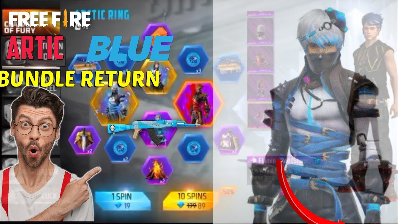 Artic Blue Bundle Return|| Rare Bundle Return in FreeFire max ♥️?Next ...
