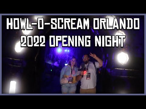Howl O Scream Orlando Opening Night | Media Day | Inside ALL 5 Haunted ...