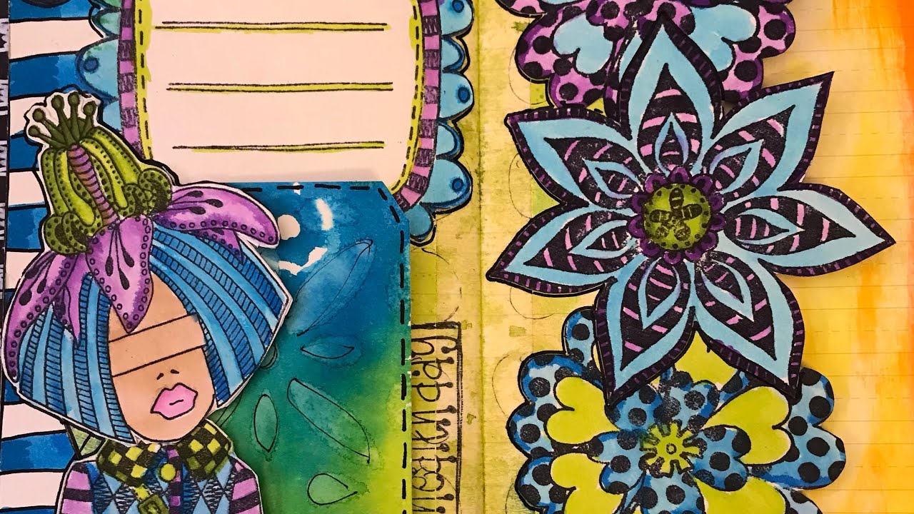 Day By Day Dylusions Dyalog Art Journal 5-11-22 - YouTube