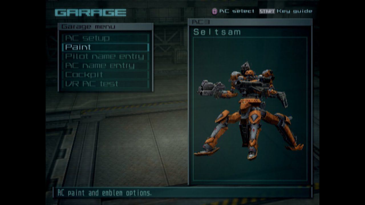 Armored Core AC Showcase - Seltsam (AC Last Raven) - YouTube