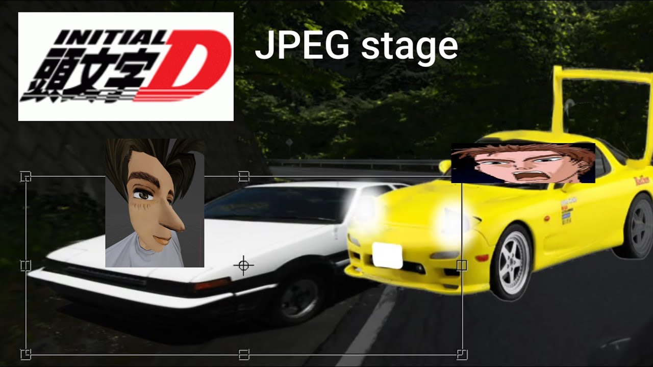 Initial D JPEG stage - Act. 1 - YouTube