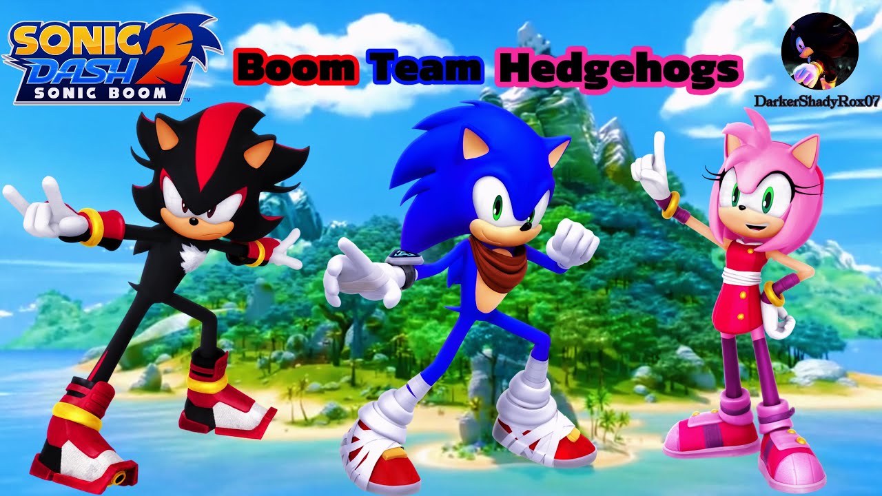 Sonic Dash 2: Sonic Boom (Gameplay #3): Playing As Boom Team Hedgehogs ...
