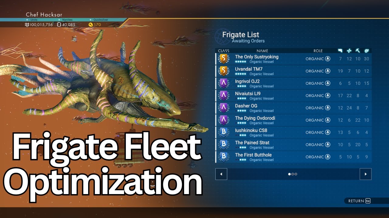 Get the MOST Out of Your 30 Organic Frigates by FEEDING Them in No Man ...