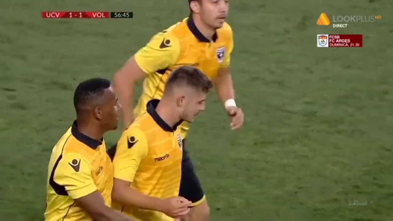 GOOOL! Craiova - Voluntari 1-1. Cristian Costin, primul gol în Liga I ...