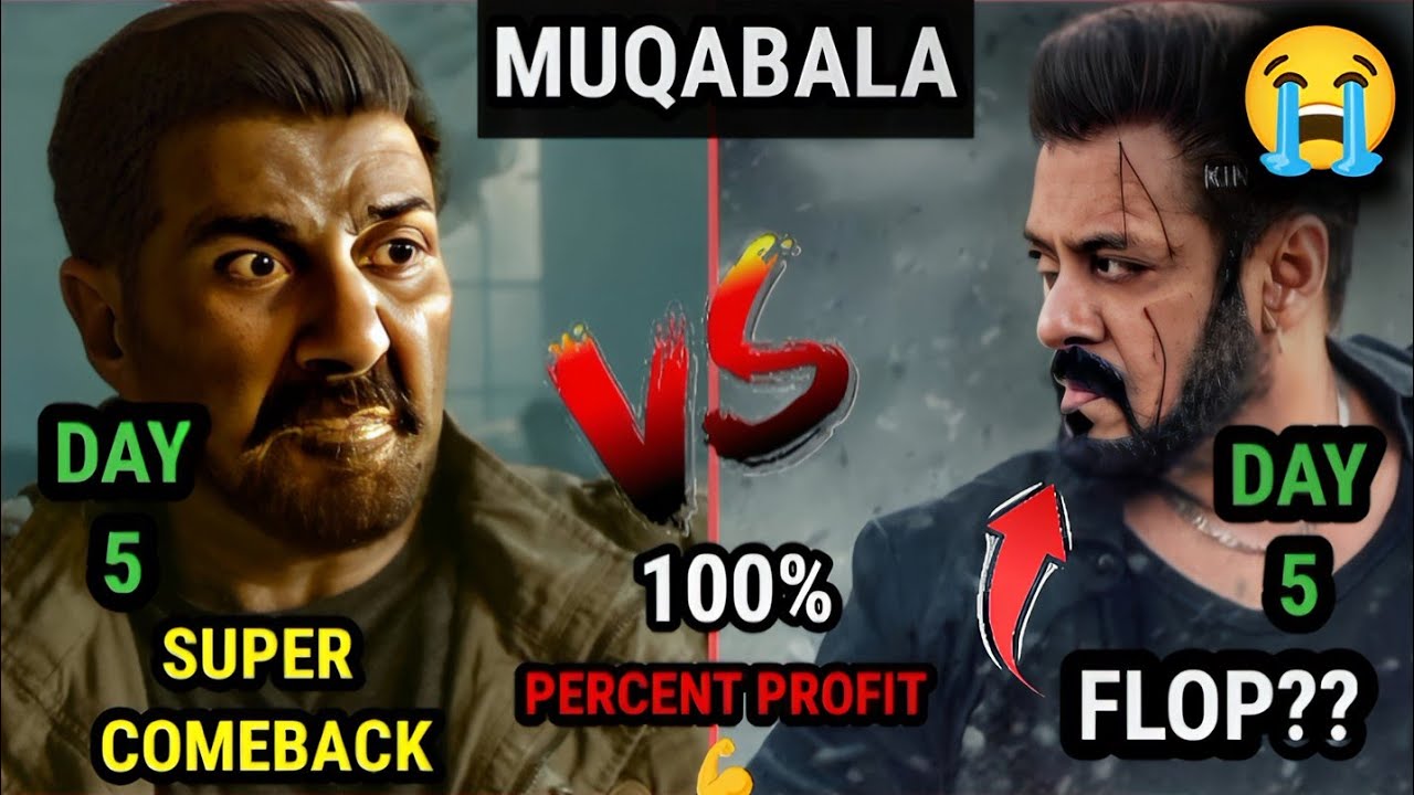 Jaat Vs Sikandar Movie Comparison 5th Day|Jaat Box Office Collection|Jaat Box Office Collection ...