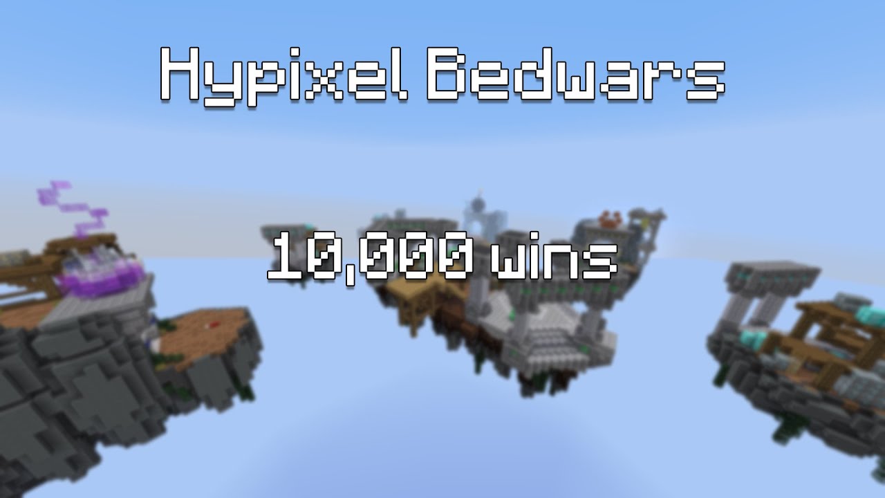 10,000 wins | Hypixel Bedwars - YouTube