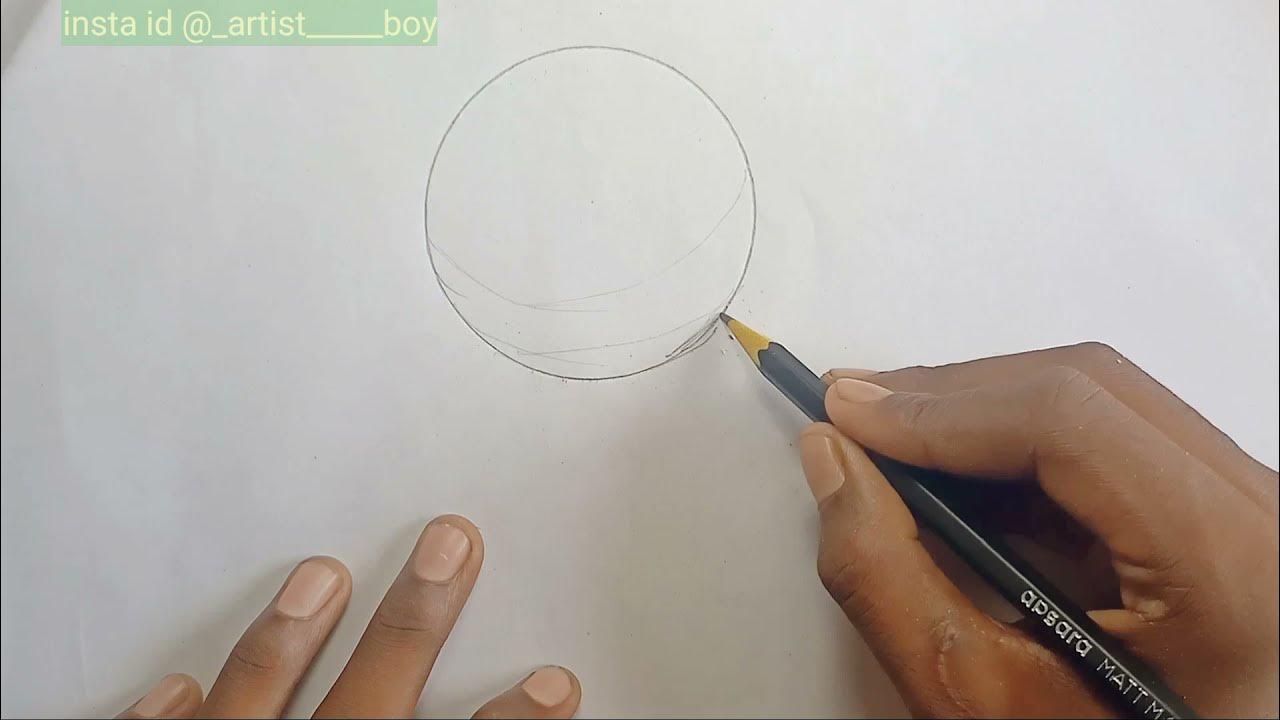 how to draw a 3d ball | easy way to make | insta I'd @_artist_____boy ...
