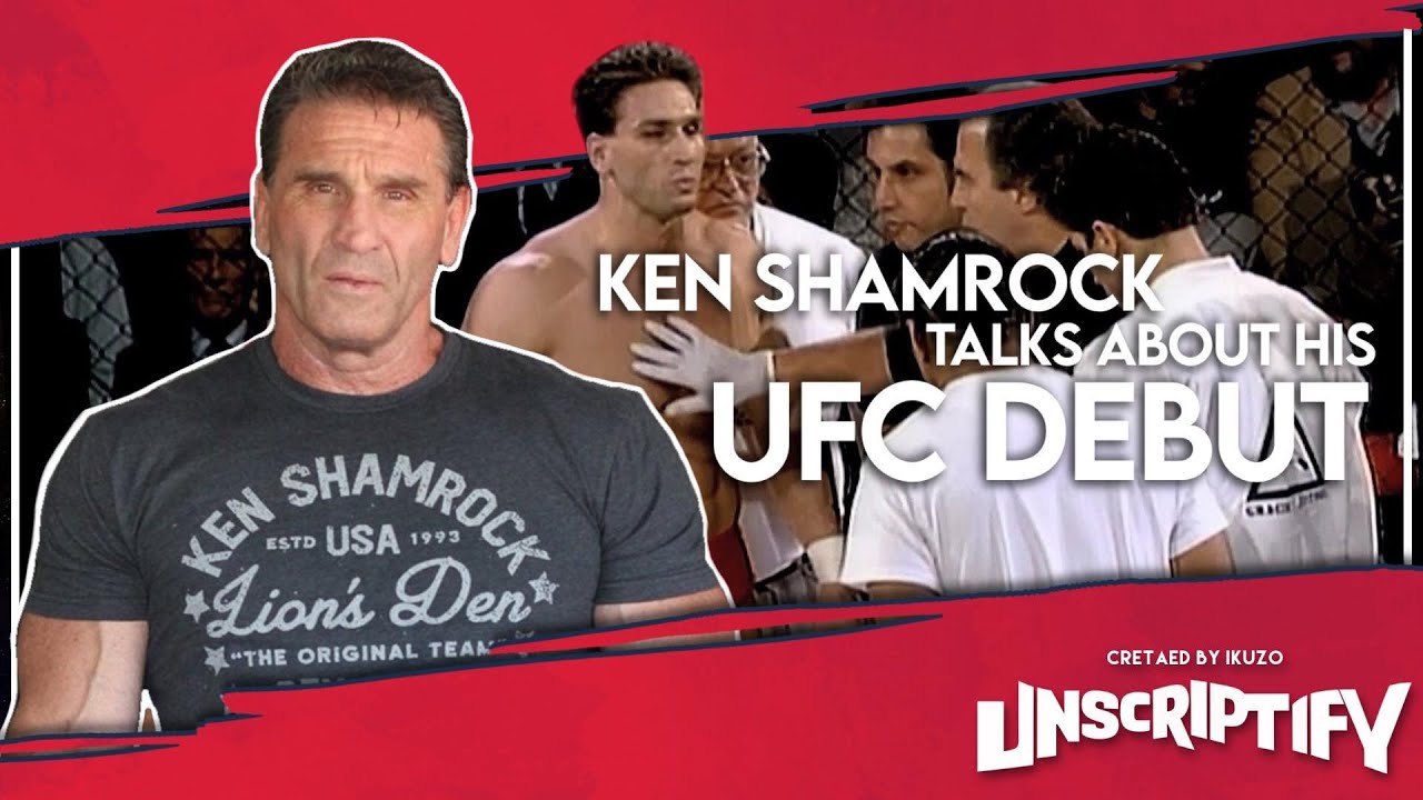 Ken Shamrock’s reaction to his first match at UFC 1 | Ikuzo Unscripted ...