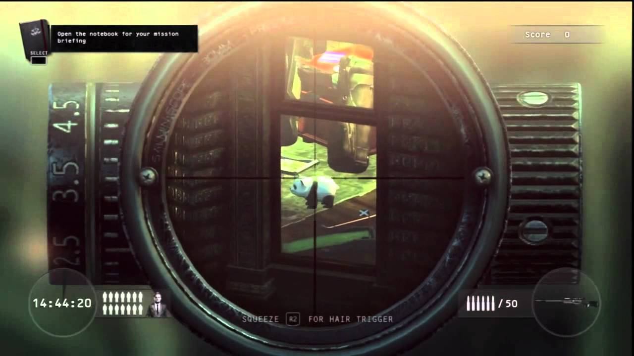 Hitman: Absolution - Sniper Challenge - "Mr. X" Challenge - YouTube