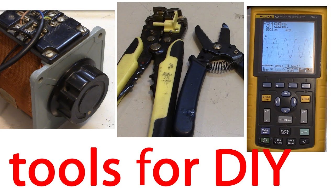 tools for DIY tube audio amplifiers, multimeter Variac soldering iron ...