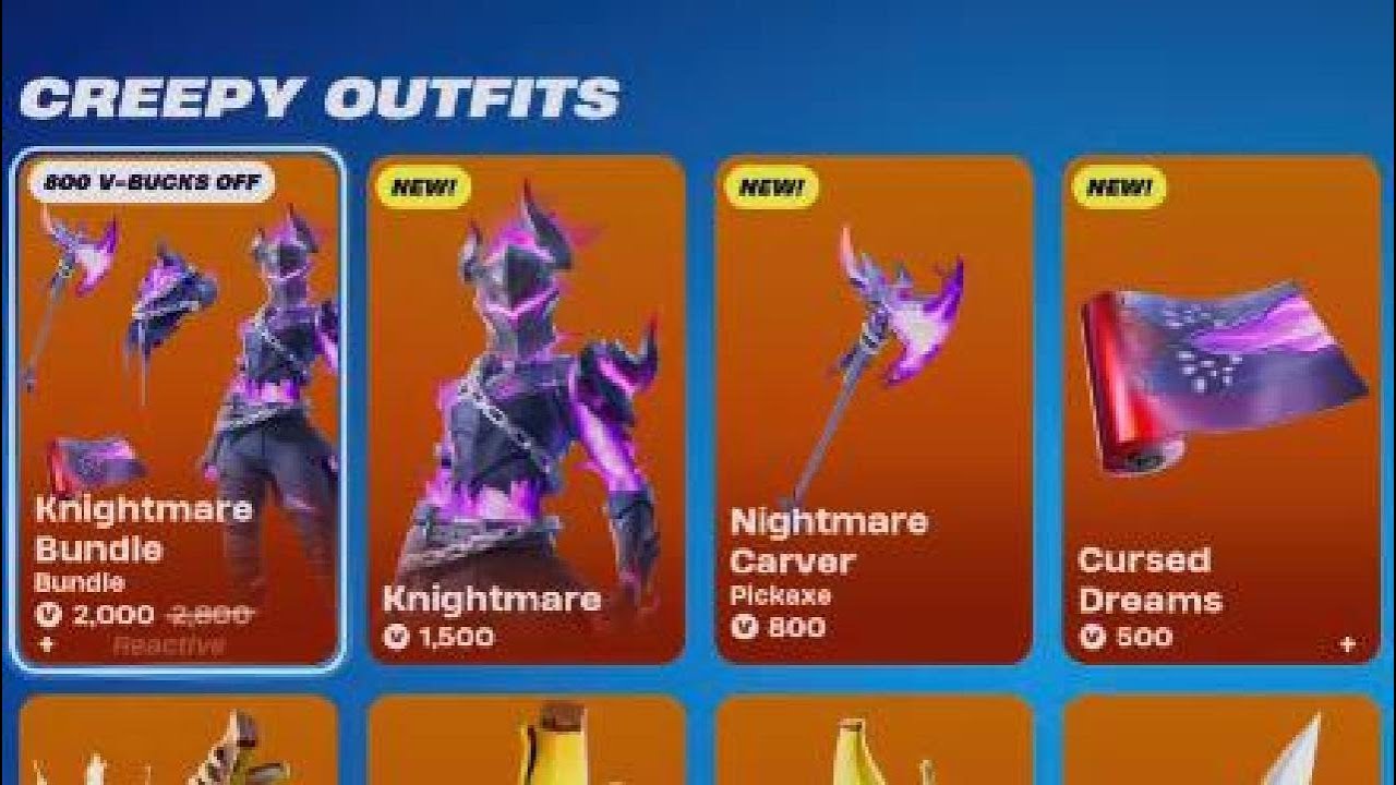Fortnite Item Shop October 1 2024 - New Knightmare Outfit and Level Up ...
