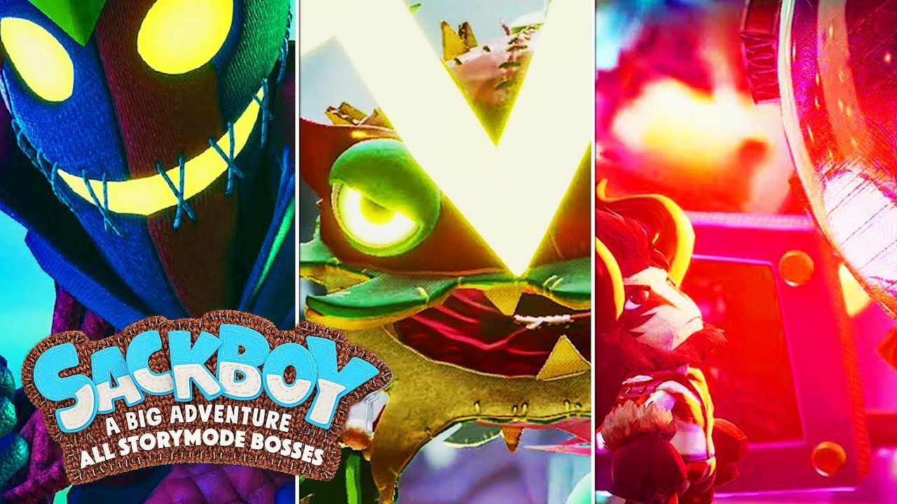 Sackboy A Big Adventure All Bosses - YouTube