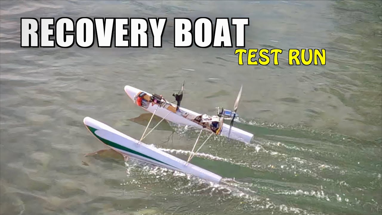 FPV Rescue Boat Test Run - Recovery Boat Needs Rescuing 😅 - YouTube