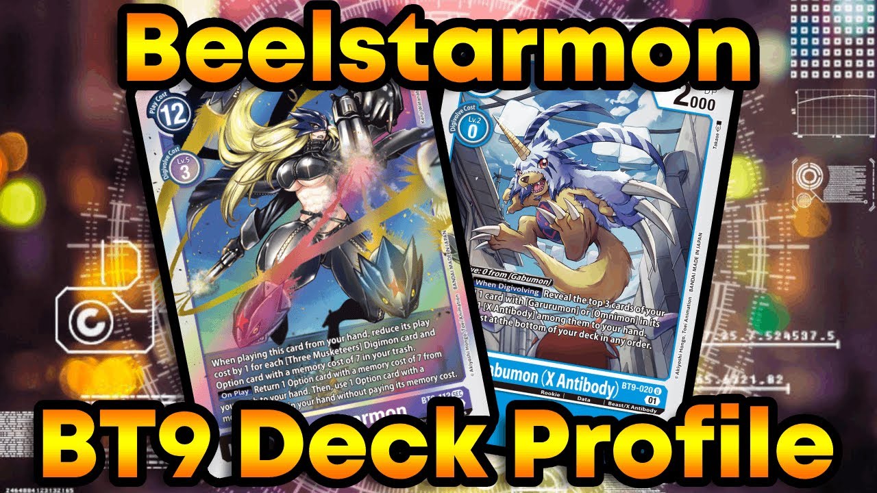 Digimon TCG: Beelstarmon Deck Profile (BT9 English X Record) - YouTube