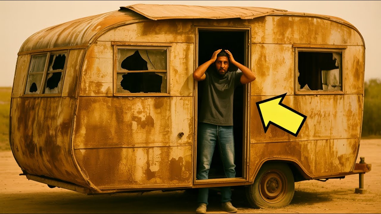 MY GRANDFATHER LEFT ME AN OLD FALLING APART TRAILER AS INHERITANCE… BUT ...