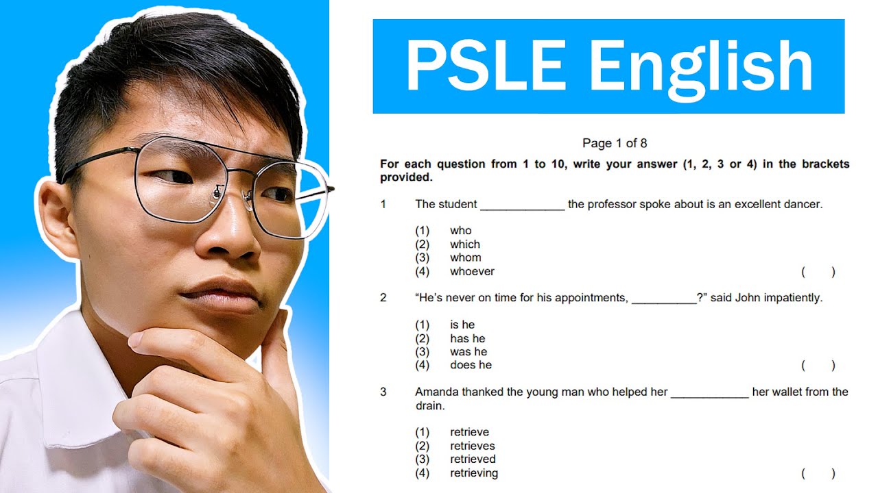 Trying The PSLE 2023 Paper English YouTube trying-the-psle-2023-paper-english-youtube