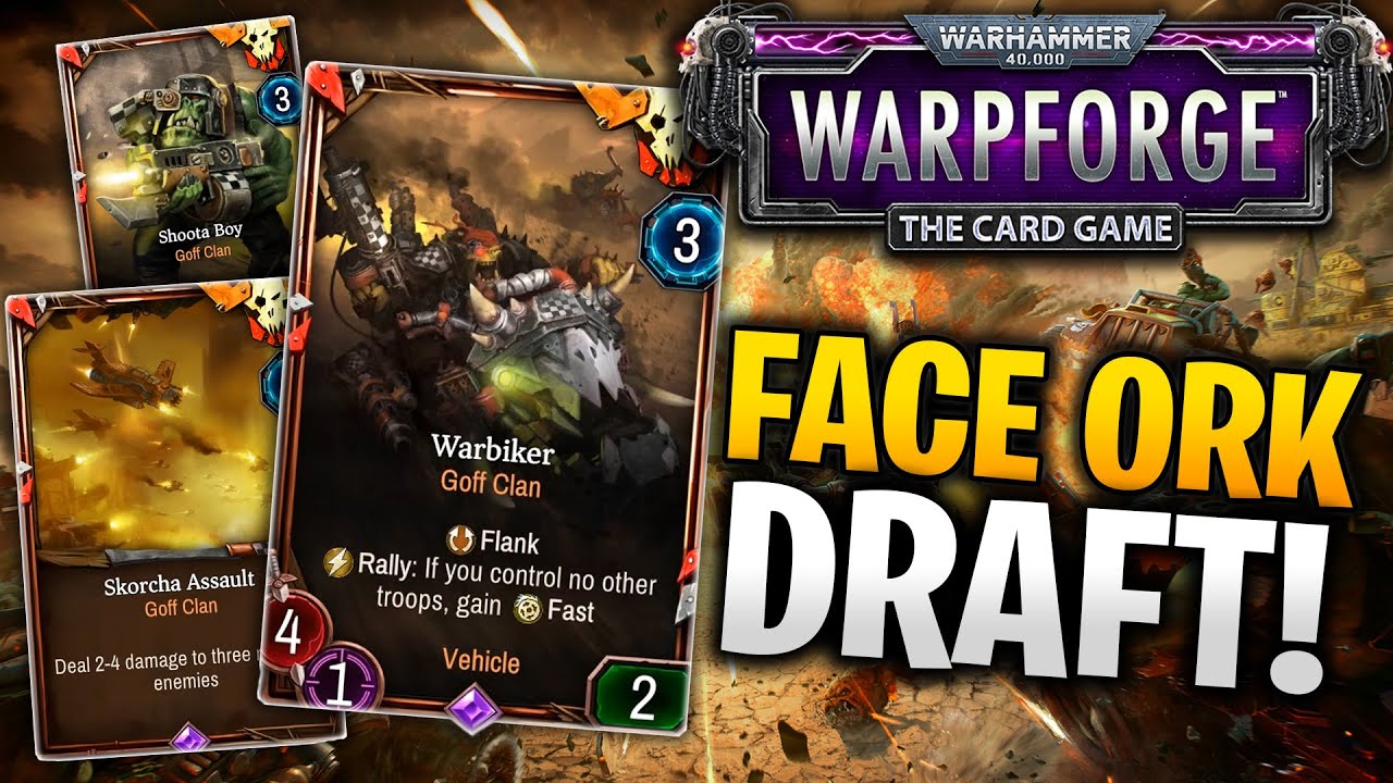 FACE ORK DECK! (3x Warbiker!) - Warhammer 40k: Warpforge Draft Guide ...
