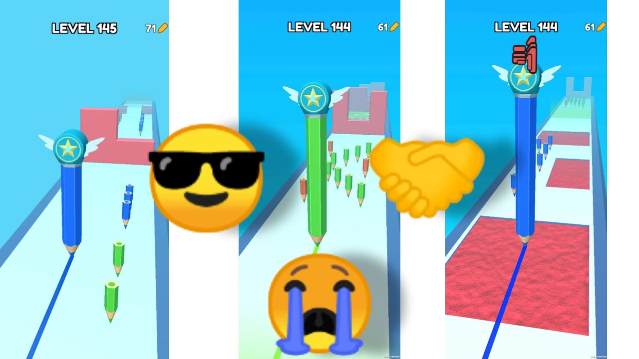 Color pencil run game 💥💥 - YouTube