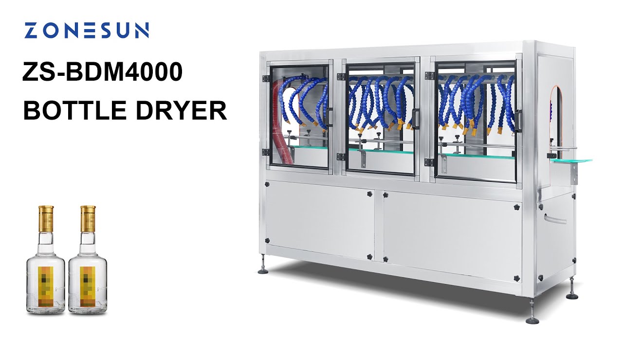 How To Use ZS-BDM4000 Glass Bottle Drying Machine - YouTube