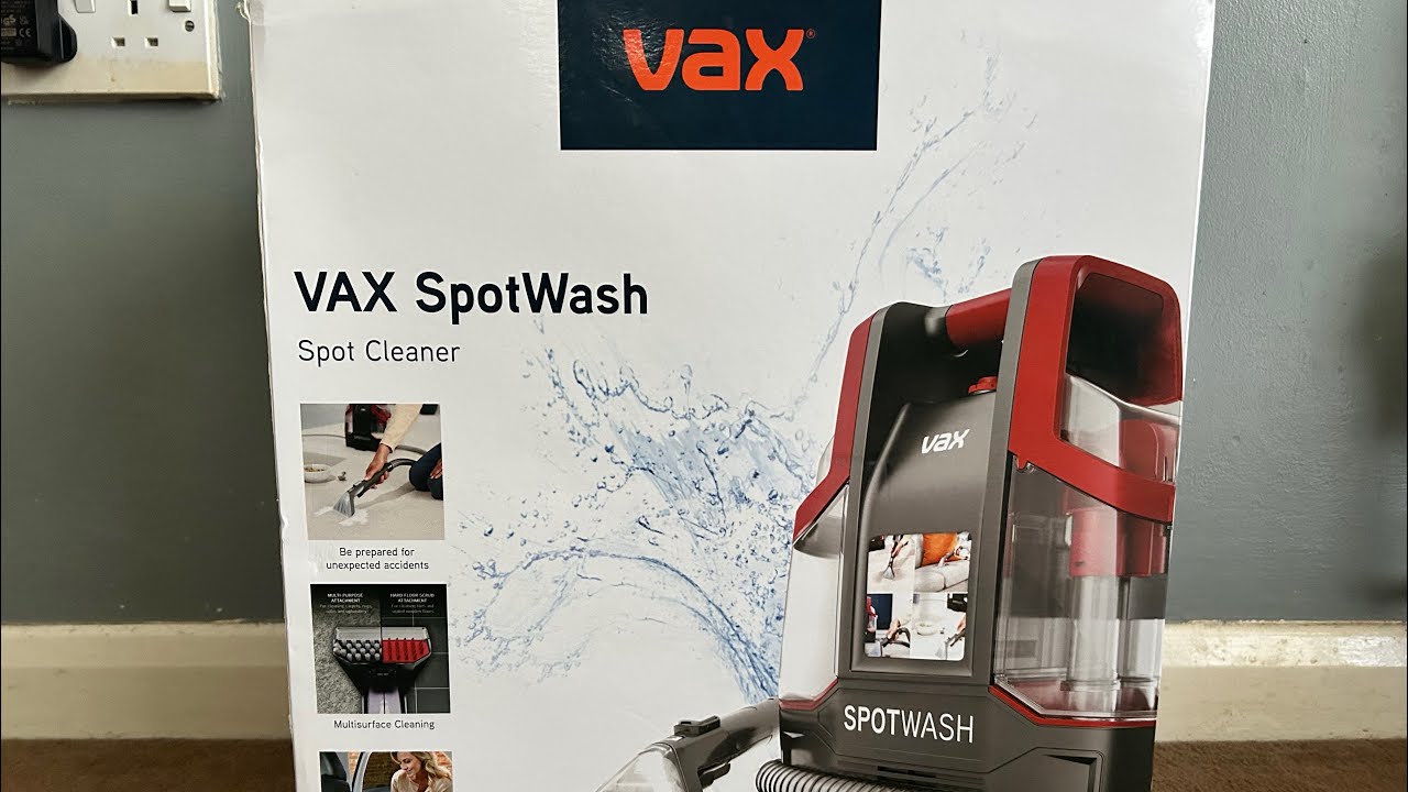 Vax Spot Wash (spot cleaner) Unboxing & DEMO - YouTube