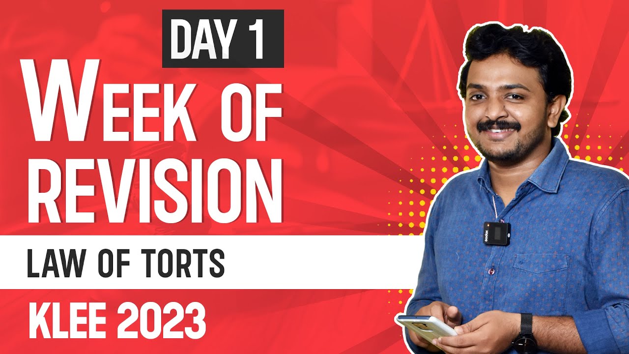 Day 1 - Week of Revision | KLEE 2023 | Kerala LLB Entrance | Law ...