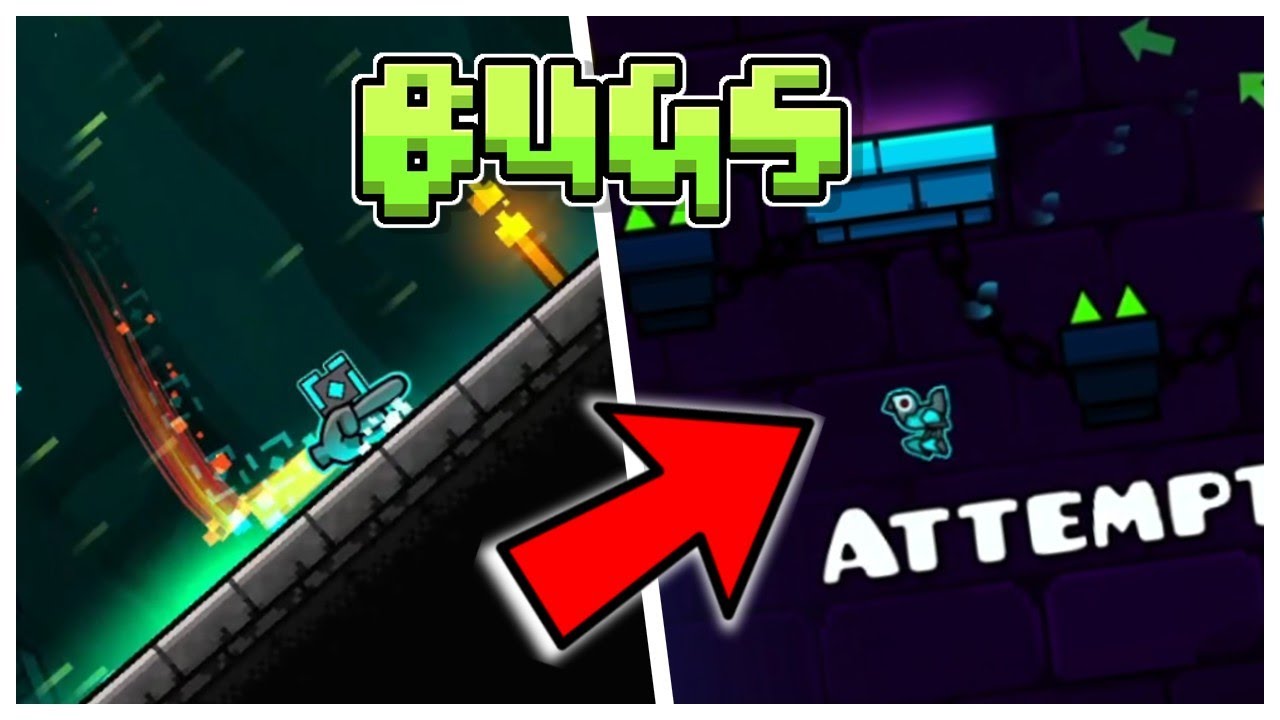 TODOS LOS BUGS DE DASH | Geometry Dash 2.2 - YouTube