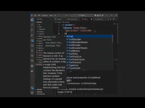 JavaScript Objects (Into Details) - Next Programmer Apprenticeship B1 - YouTube
