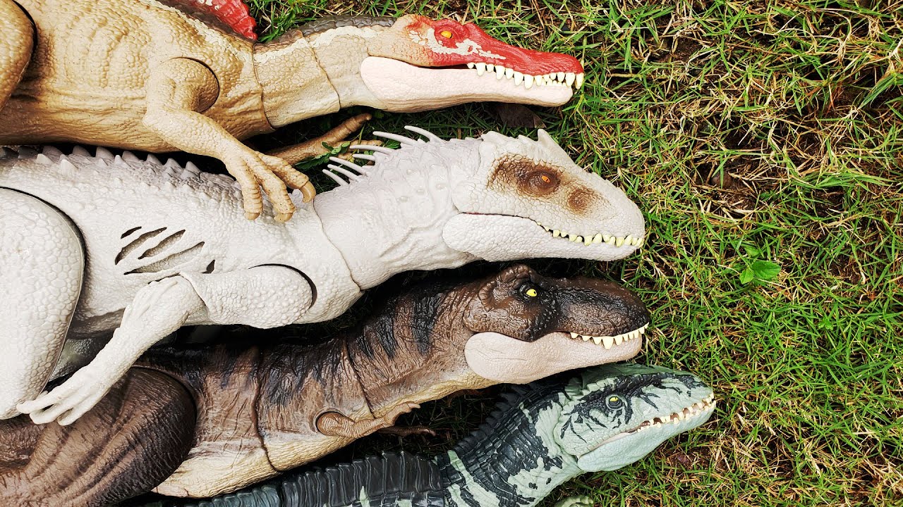 Finding New T-REX of Hammond Collection! Comparison Ankylosaurus ...