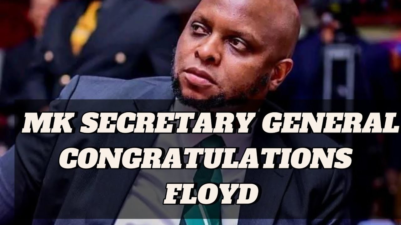 FLOYD SHIVAMBU BECOMES MK SECRETARY GENERAL APPOINTED BY JACOB ZUMA ...