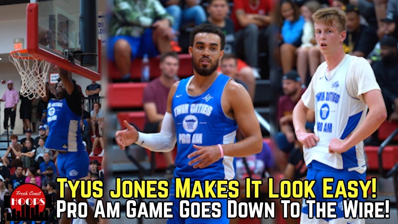 Tyus Jones Was In His Bag! Team Tyus vs EC Playaz At Twin Cities Pro Am ...