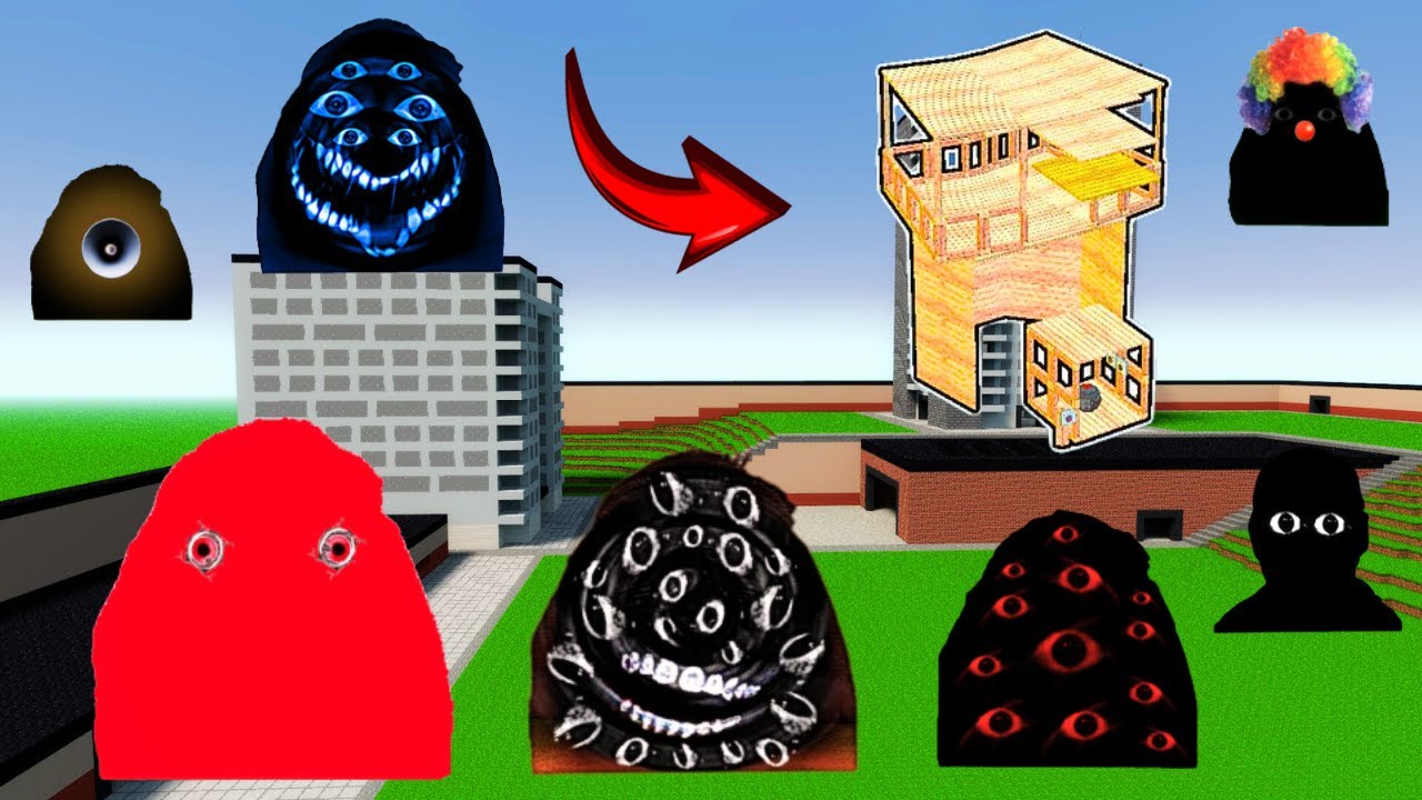 Angry Munci Vs Towers Nextbots Gmod Minecraft 2.0 (Part 5) - YouTube