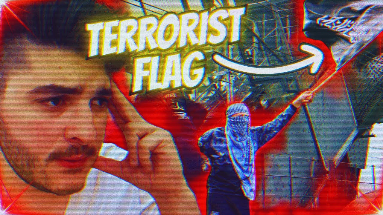 Terrorist Flags on the Sydney Harbour Bridge - YouTube