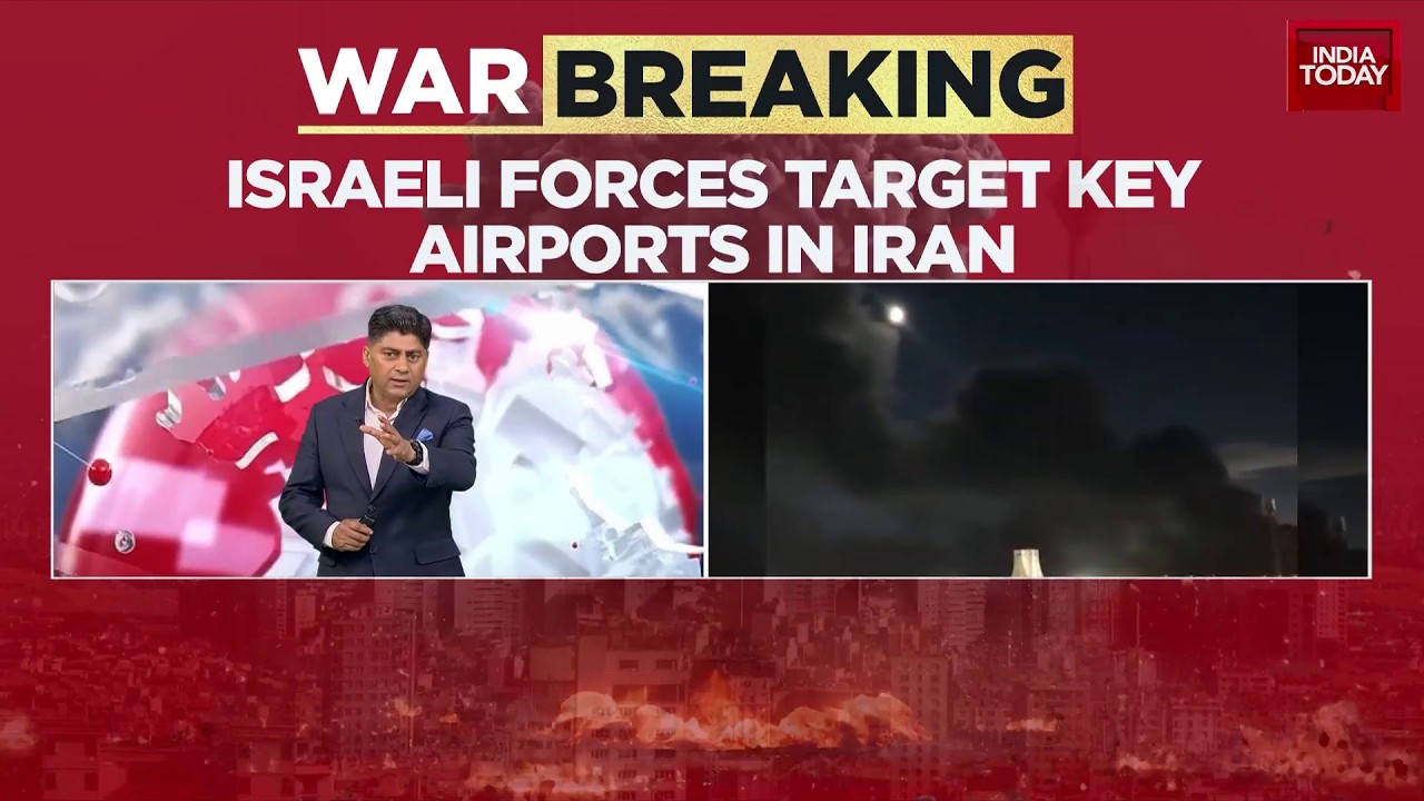 Israeli Airstrikes Target Tehran Airports; Over a Dozen Military ...