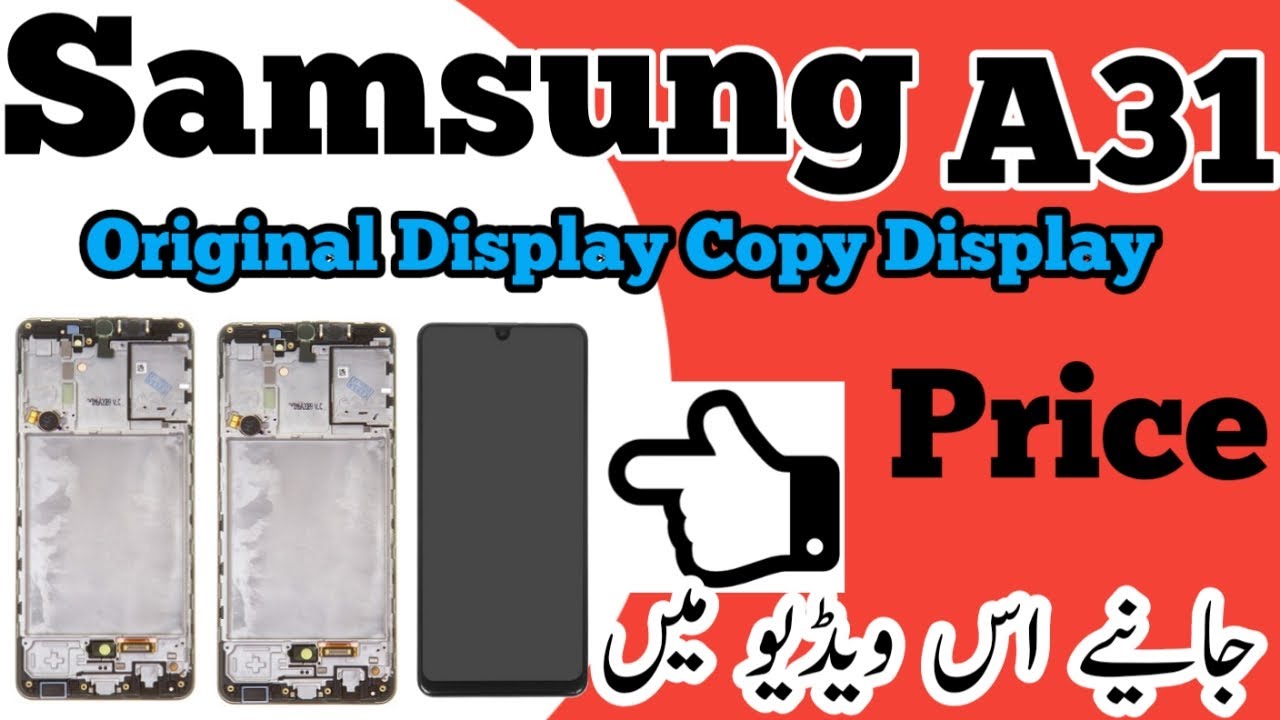 Samsung Galaxy A31 Original Display Price | Samsung Galaxy A31 LCD ...