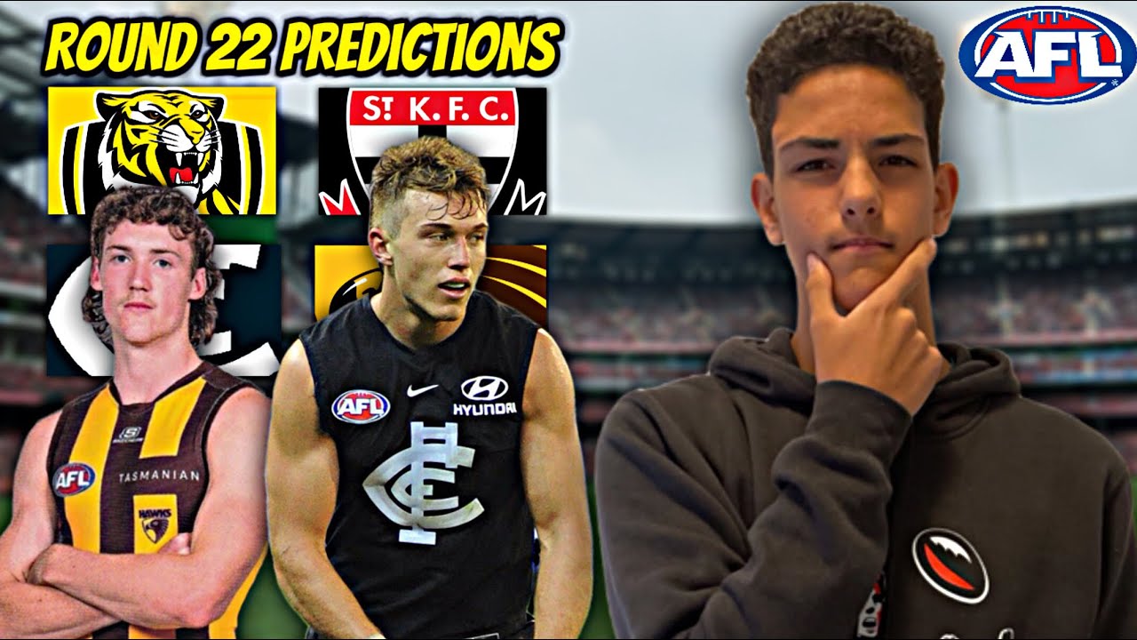 Round 22 AFL Tips + Predictions 2024 - YouTube