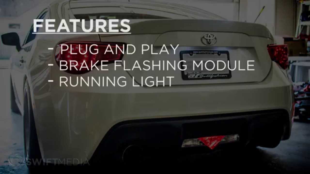 Scion FR-S Subaru BRZ Plug and Play 4th Brake Light Kit - YouTube
