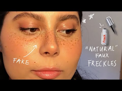 how to ~natural~ faux freckles *i'm a fraud * (o_-) (freck cosmetics ...