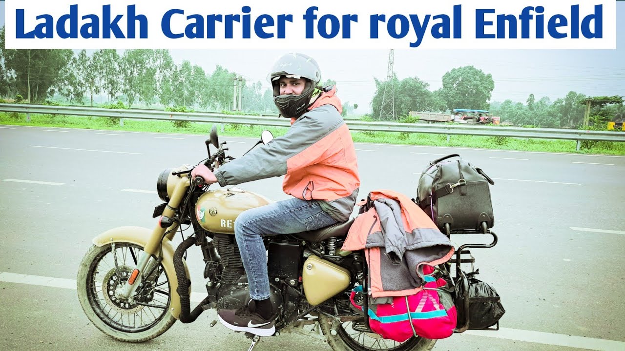 Ladakh Carrier Installation || Ladakh career for classic 350 || Ladakh ...