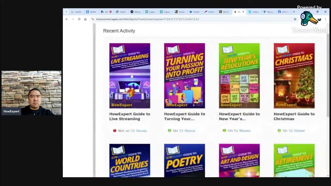 HowExpert Guide to Live Streaming Ebook/Book/Audiobook @Amazon, B&N ...