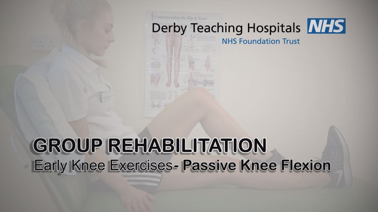 Passive Knee Flexion - YouTube