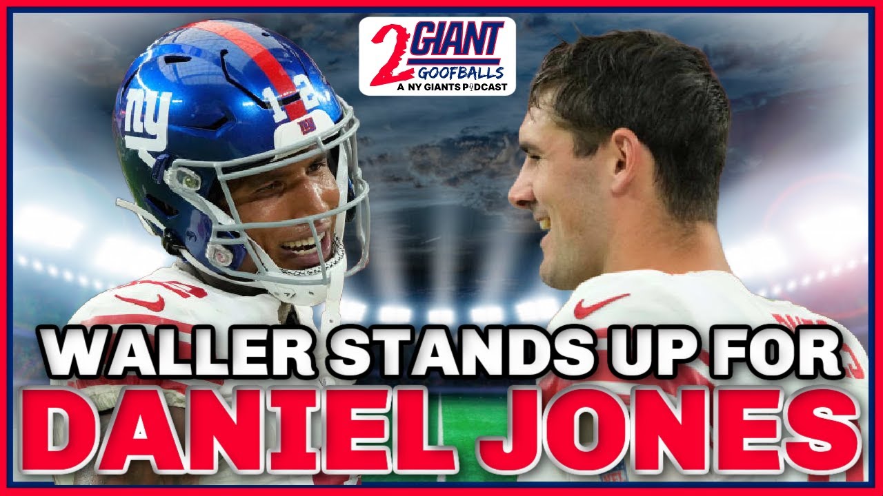 Darren Waller Stands Up For Daniel Jones Against The Haters! - YouTube