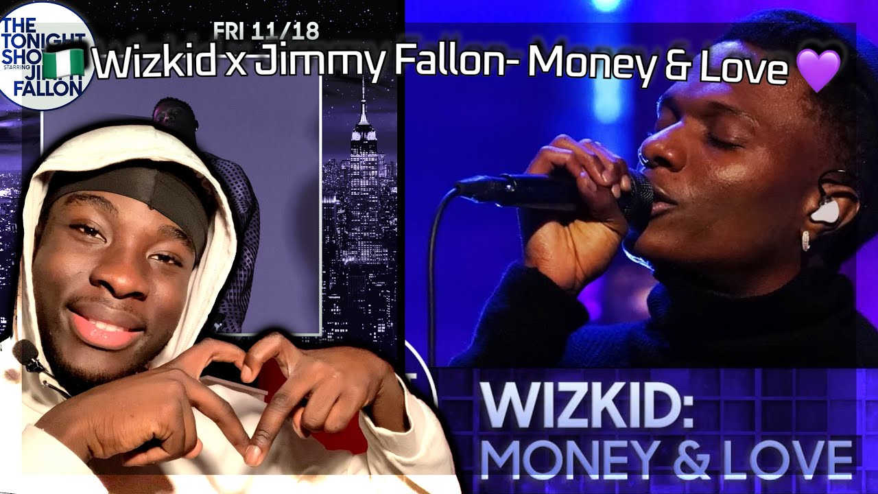 WIZKID on JIMMY FALLON 💜| Wizkid - Money & Love on The Late Night Show ...