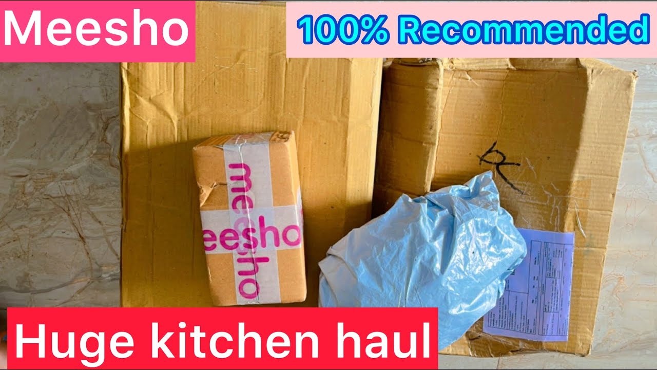 Meesho Huge Kitchen Haul Starting 100/- | Honest Review | Kitchen ...