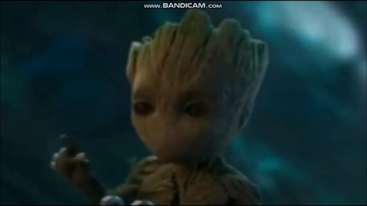 Little Groot push the Button - YouTube
