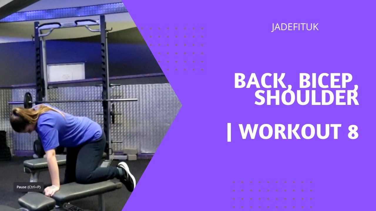 Back, Bicep, Shoulder | Workout 8 - YouTube