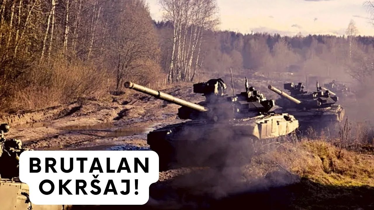 Objavljen šokantan snimak: Ruski tenk provalio je na položaje Oružanih ...