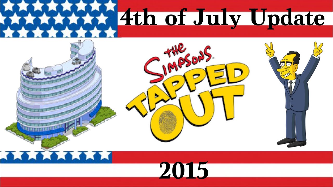 The Simpsons Tapped Out: 4th of July Update 2015 - YouTube